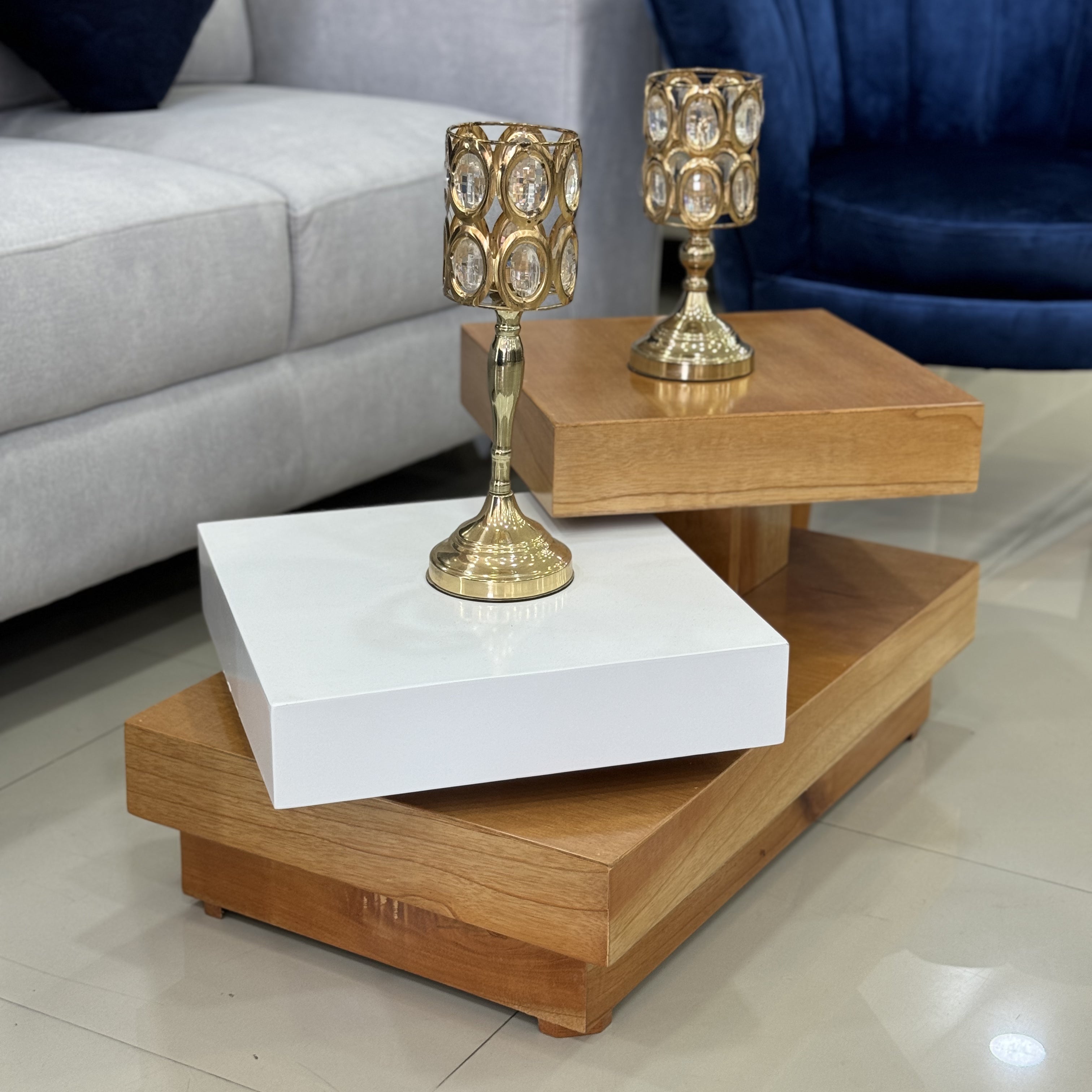 Mesa de Centro Ajedrez – Muebles Simetrika